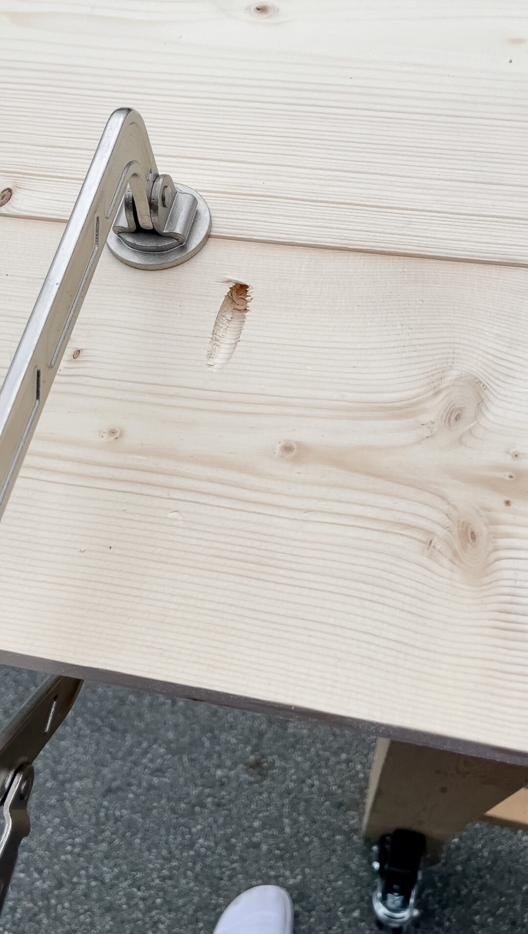 DIY Rustic Wood Desk Top - Samantha Potter Home