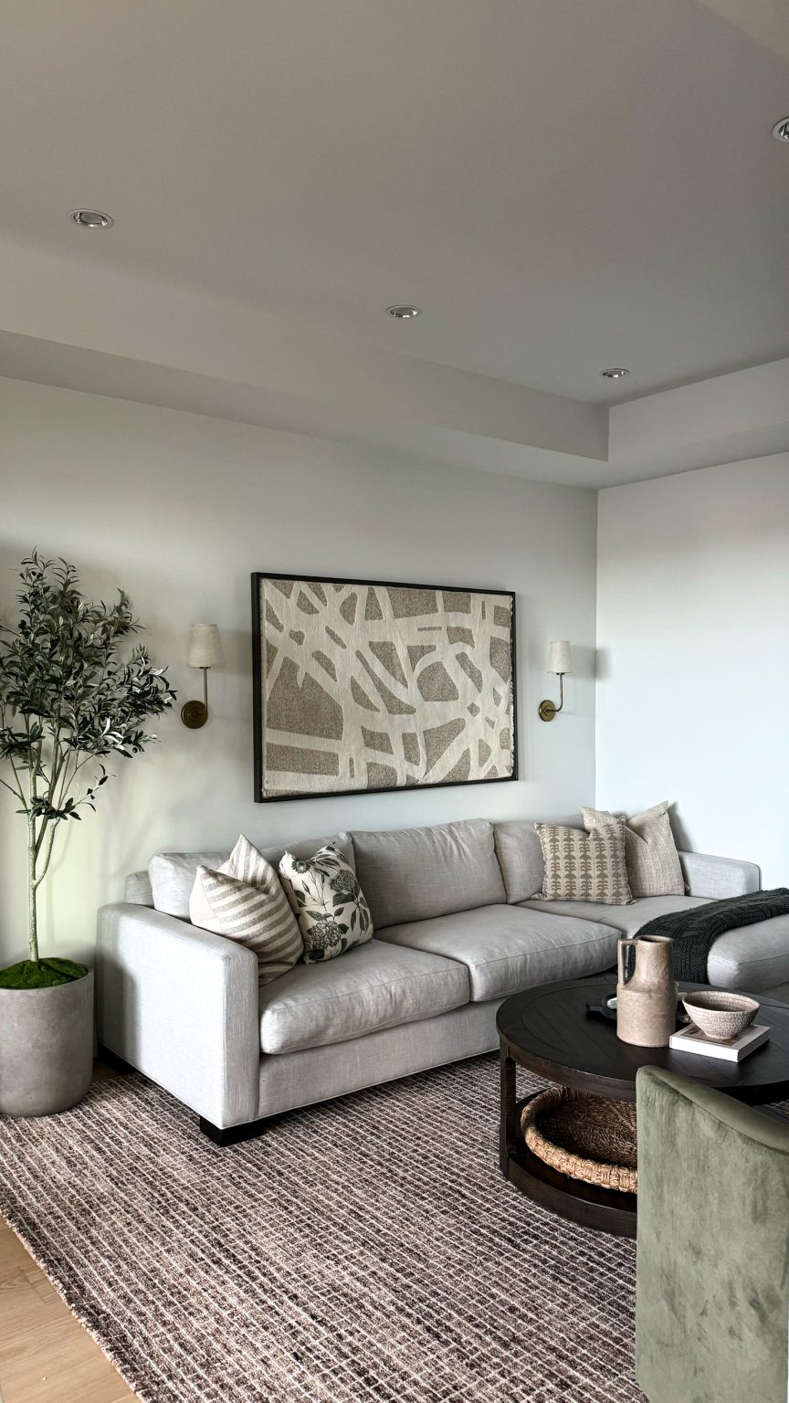 How to DIY Your Rug Into Framed Art - Samantha Potter Home